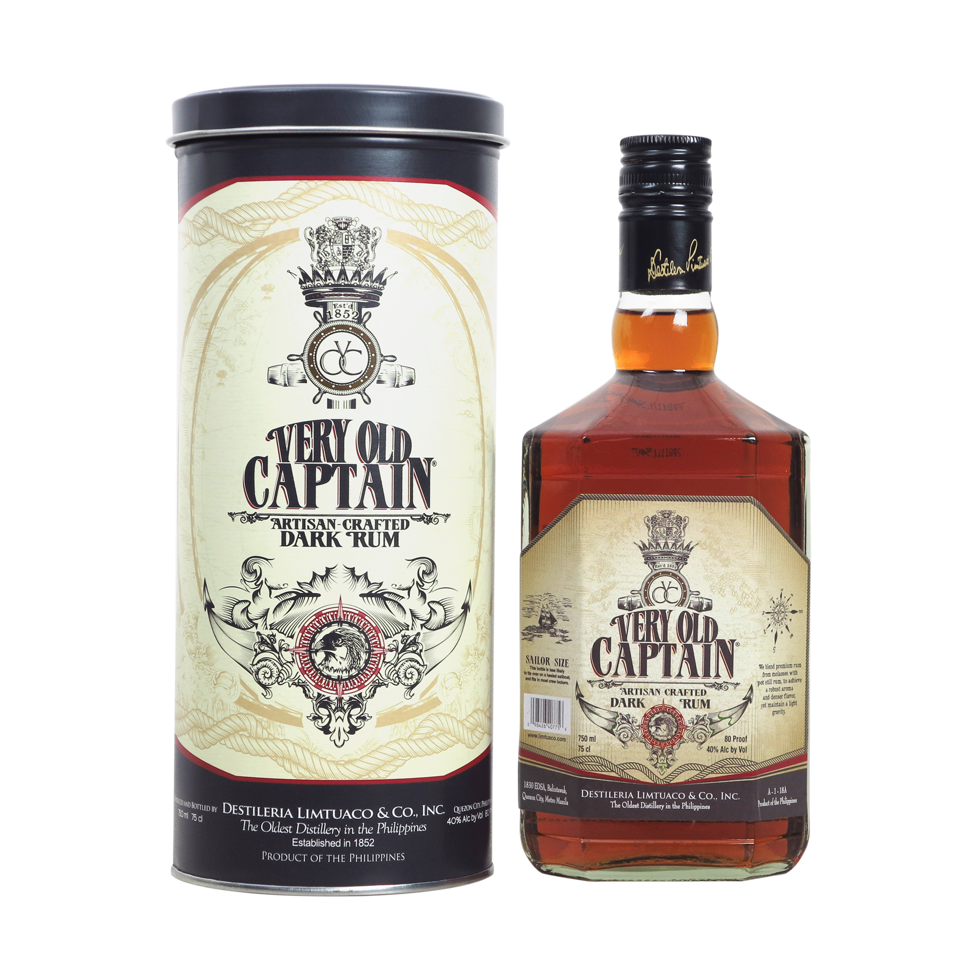 Very Old Captain Dark Rum - Maxkiwi